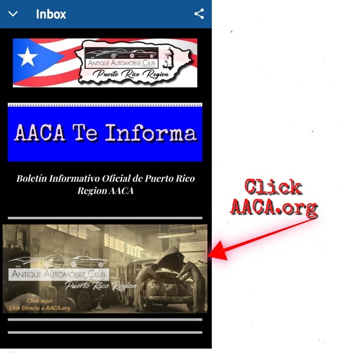 AACA Te Informa – Puerto Rico Region AACA